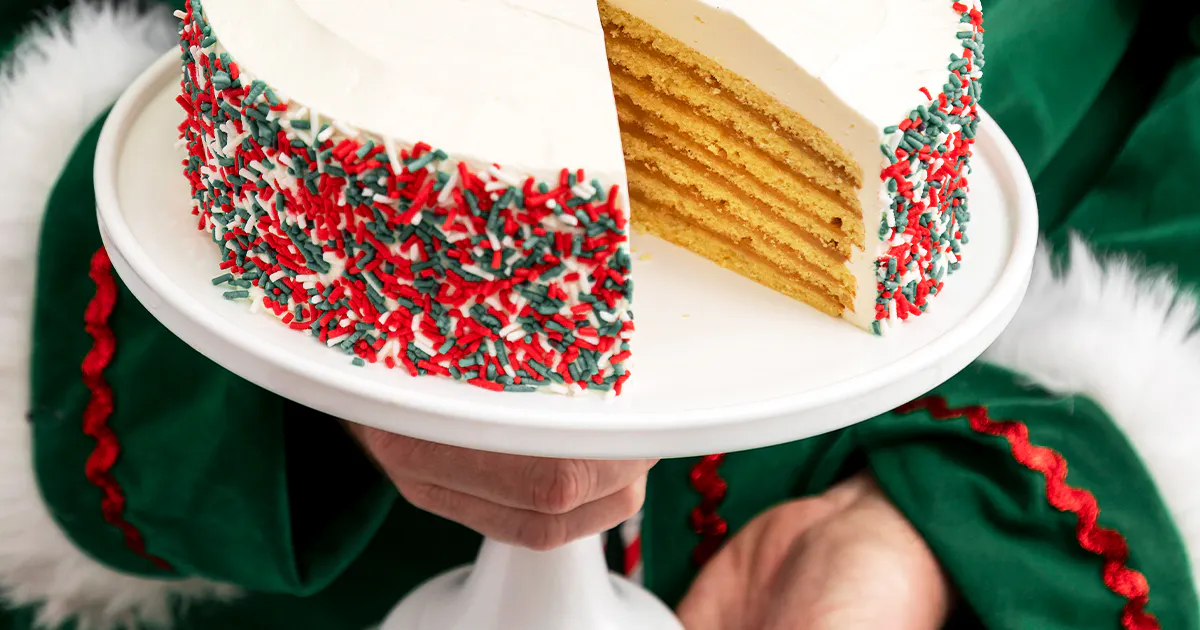 7-Layer Christmas Caramel Cake by Caroline's Cakes | Goldbelly