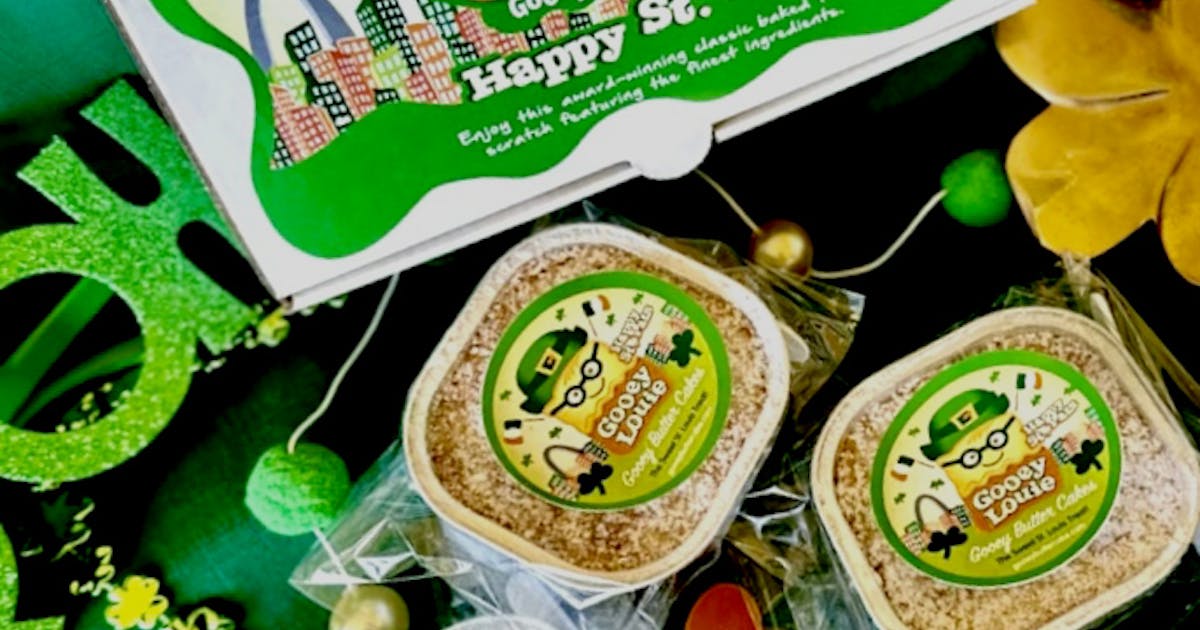 St. Patrick's Day Mini Gooey Butter Cake Sampler - 6 Pack by Gooey ...