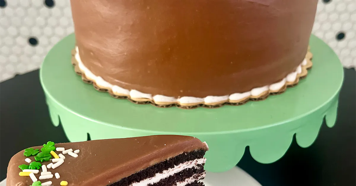 Peppermint Paddy Doberge Cake by Debbie Does Doberge | Goldbelly