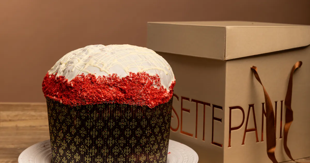 Valentine's Day Red Velvet Panettone by Settepani Restaurant & Bakery ...