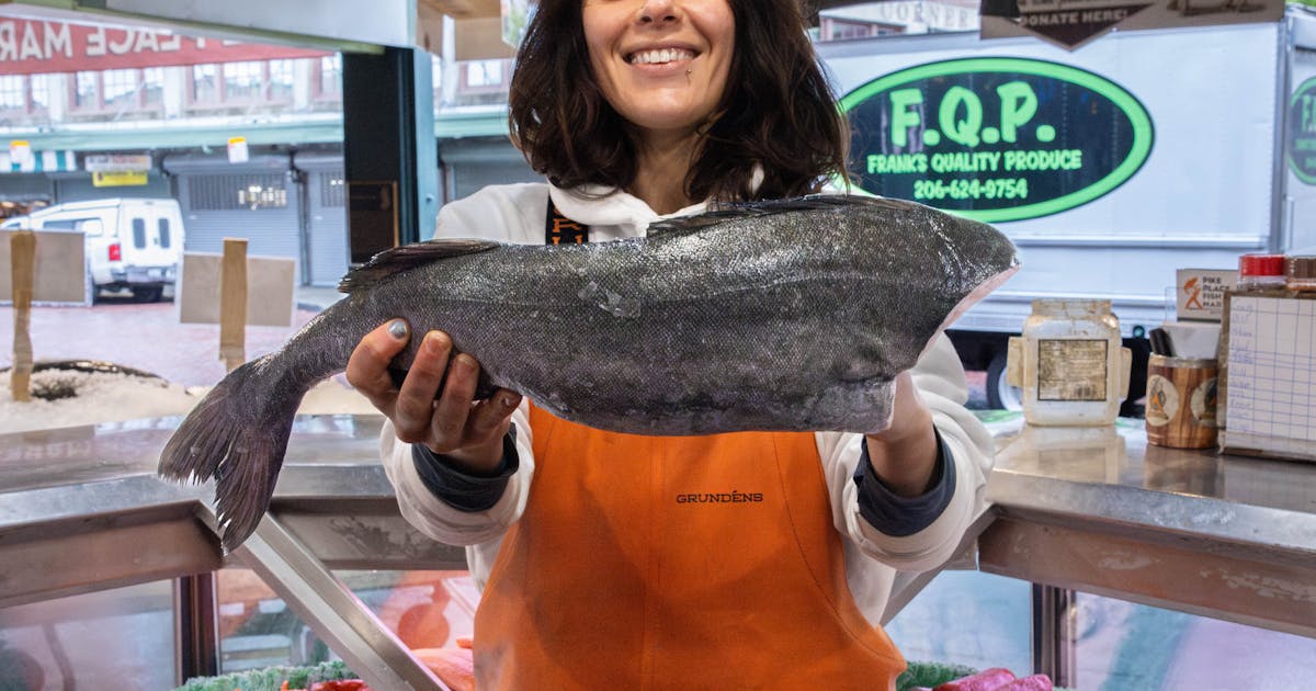 Black Cod (Sable Fish) - Whole Fish, Wild, USA, 4lbs by Pike Place Fish ...