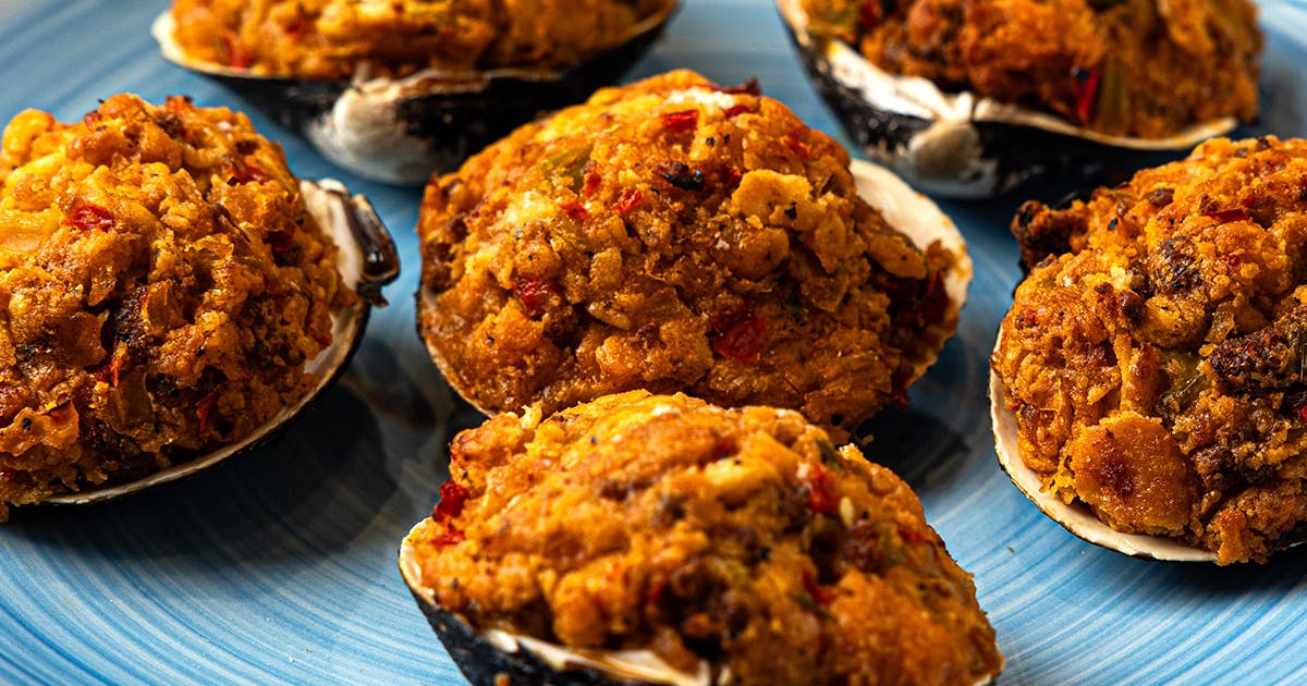 New England Quahog Stuffies - 12 Pack by Legal Sea Foods | Goldbelly