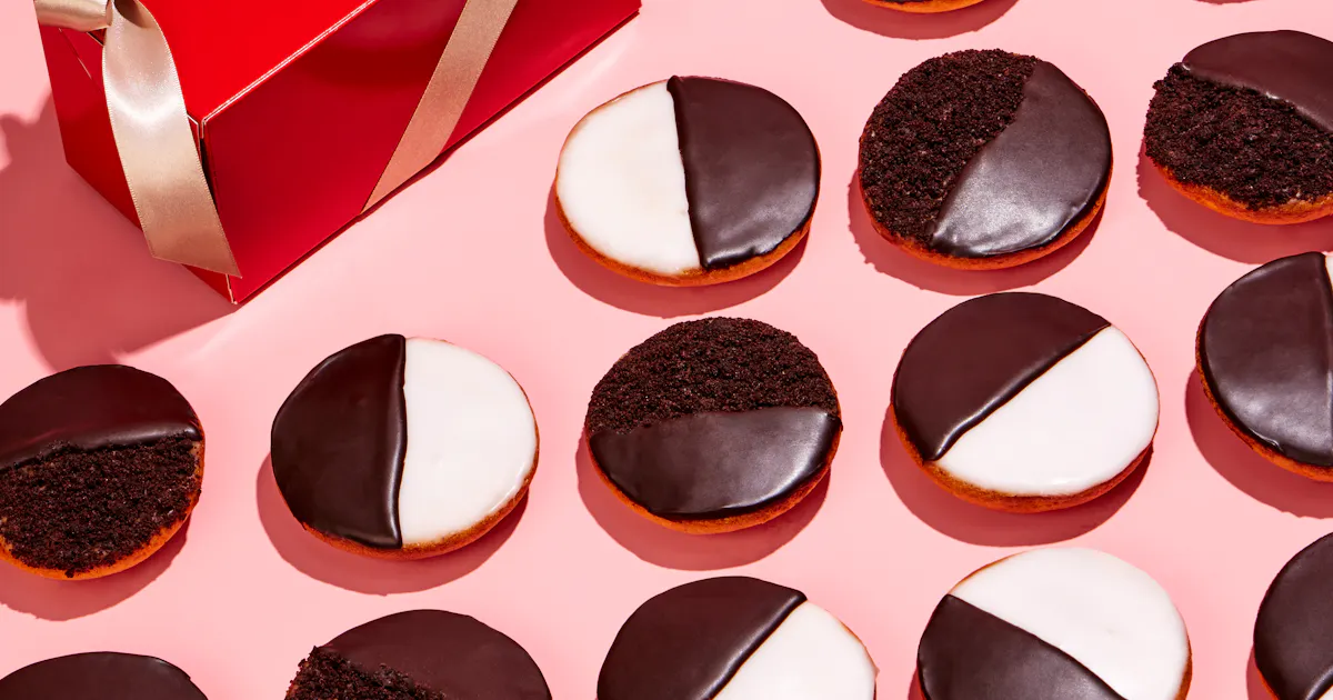 Mini "Black & Black" Cookies + Black & White Cookies - 12 Pack by ...
