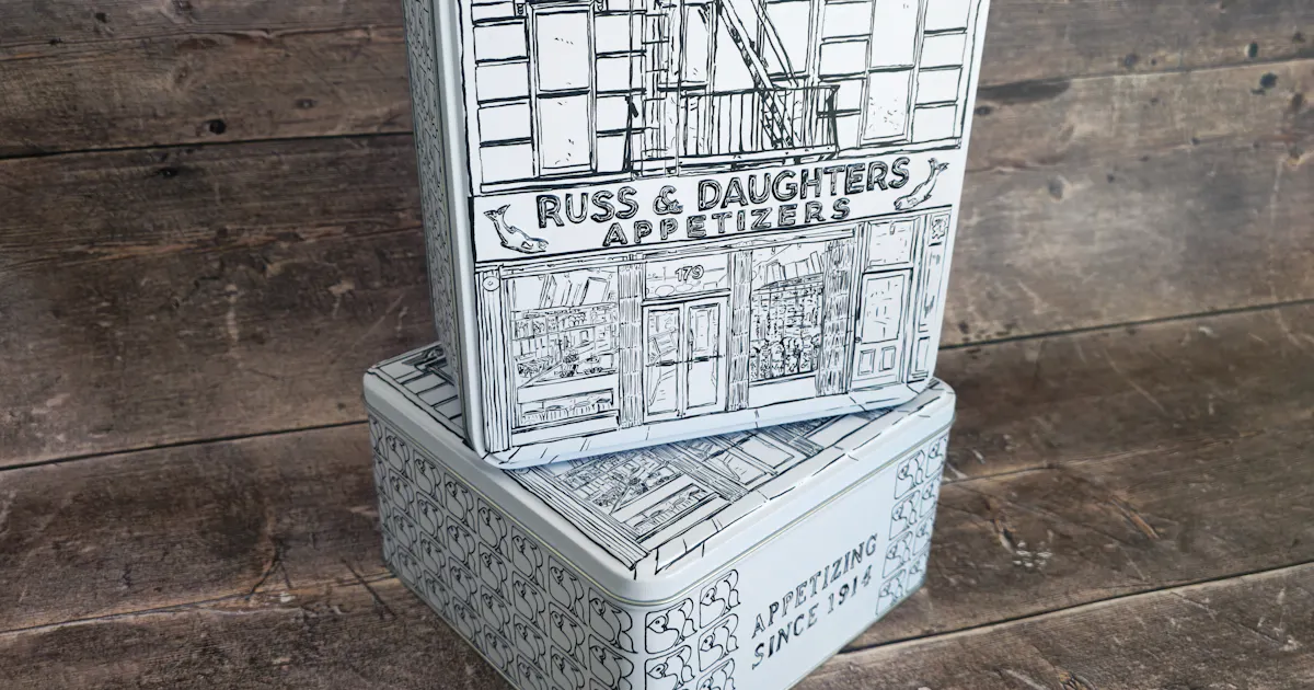 Tin Gift Box by Russ & Daughters | Goldbelly