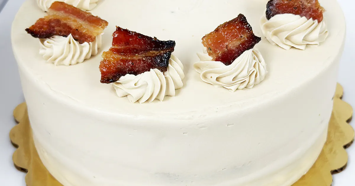 Father's Day Maple Bacon Cake by Montilio's Baking Company | Goldbelly