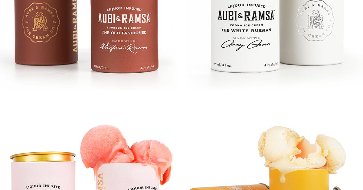 Liquor-Infused Ice Cream - Choose Your Own 8 Pack by Aubi & Ramsa ...