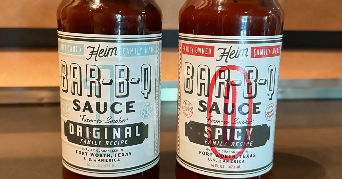 Heim Barbecue Sauce Combo - 2 Pack by Heim Barbecue | Goldbelly