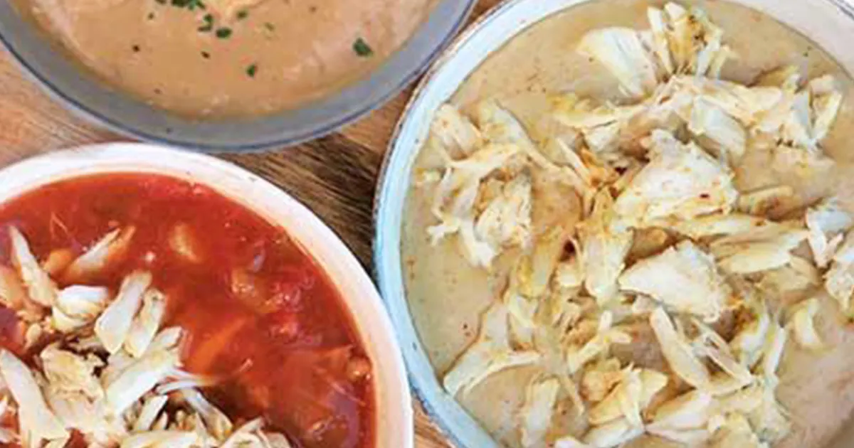 Seafood Soup Sampler - 3 Qts. by Cameron's Seafood | Goldbelly