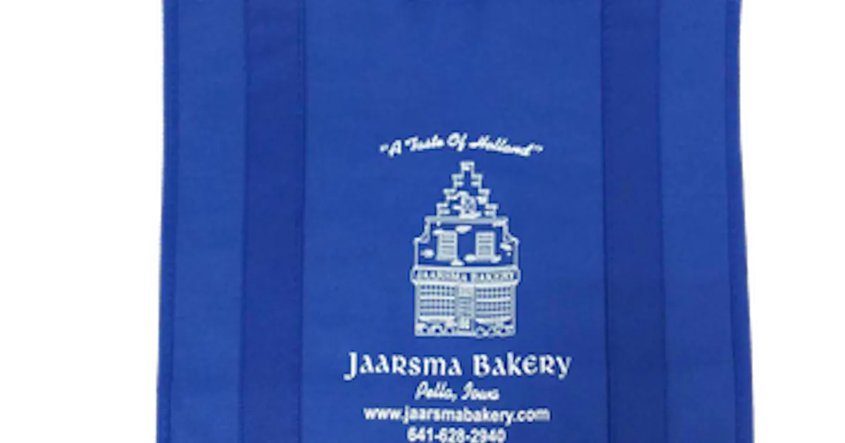 Jaarsma Blue Shopping Bag by Jaarsma Bakery | Goldbelly