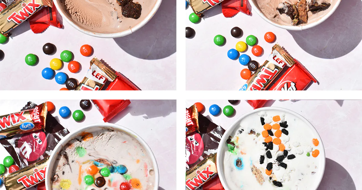 Trick-or-Treat Ice Cream Sampler - 4 Pints by Andia's Ice Cream | Goldbelly