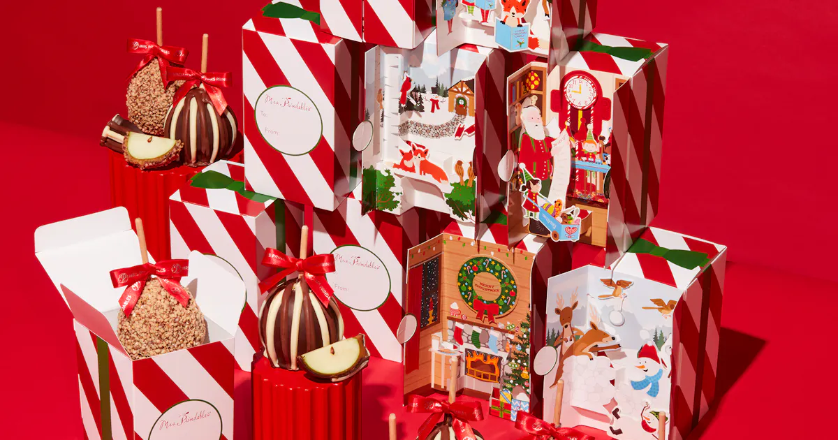 Holiday "Storytime" Caramel Apple Gift Box - 10 Pack by Mrs. Prindables ...