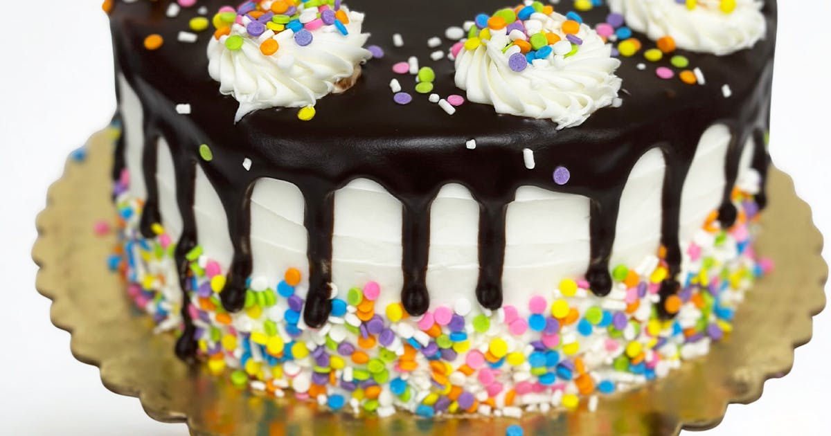 Confetti Ganache Drip Birthday Cake by Montilio's Baking Company ...