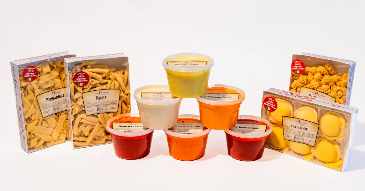 Fresh Pasta Dinner Box by Uncle Giuseppe's Marketplace | Goldbelly