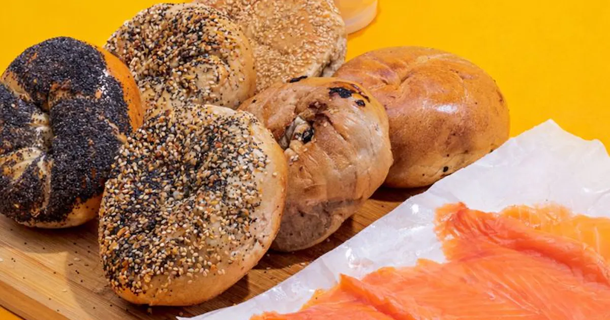 New York Bagel Brunch for 12 + 6 FREE Bagels + 1 lb FREE Cream Cheese ...