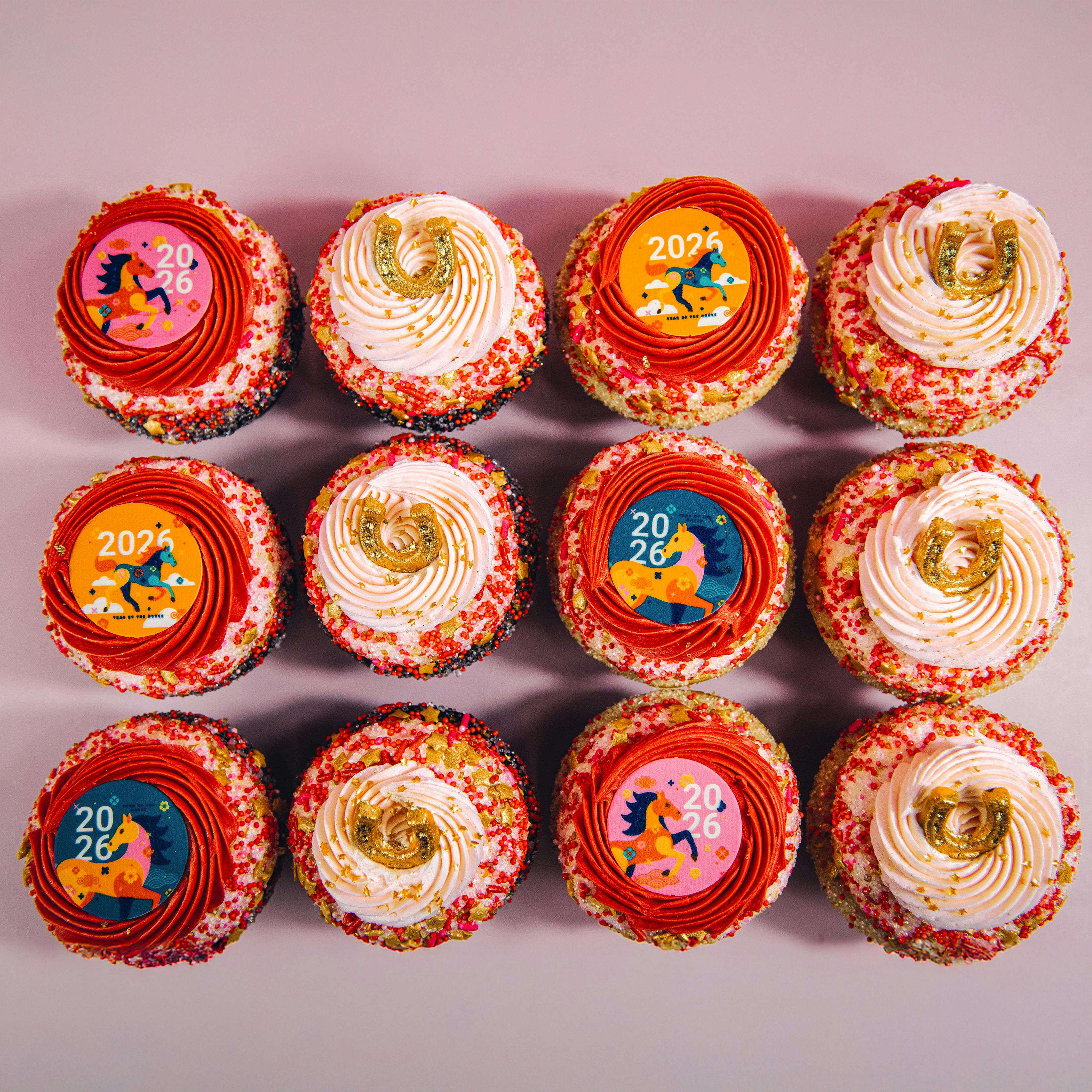 Lunar New Year Celebration Cupcakes - 12 Pack by Trophy Cupcakes ...
