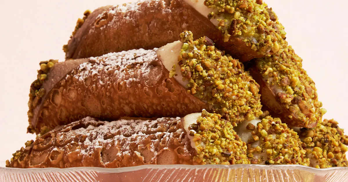 Large Filled Cannolis (Frozen) - 12 Pack by Angelo Brocato | Goldbelly