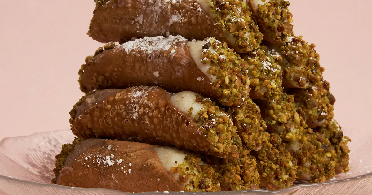 Mini Filled Cannolis (Frozen) - 24 Pack by Angelo Brocato | Goldbelly