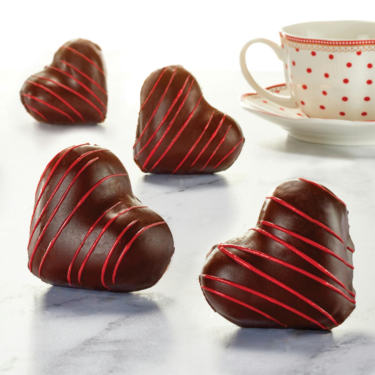 Valentine's Day Mini Ganache Cheesecake Hearts - 9 Pack by Junior's ...