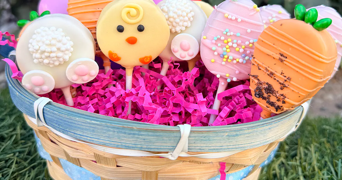 Easter Cake Pops - 12 Pack by Splash Cafe | Goldbelly
