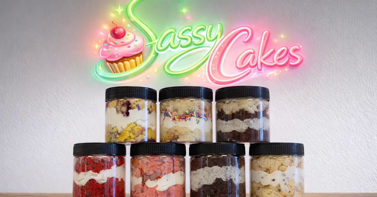 Cake Jars - Choose Your Own 4 Pack by Sassy Cakes | Goldbelly