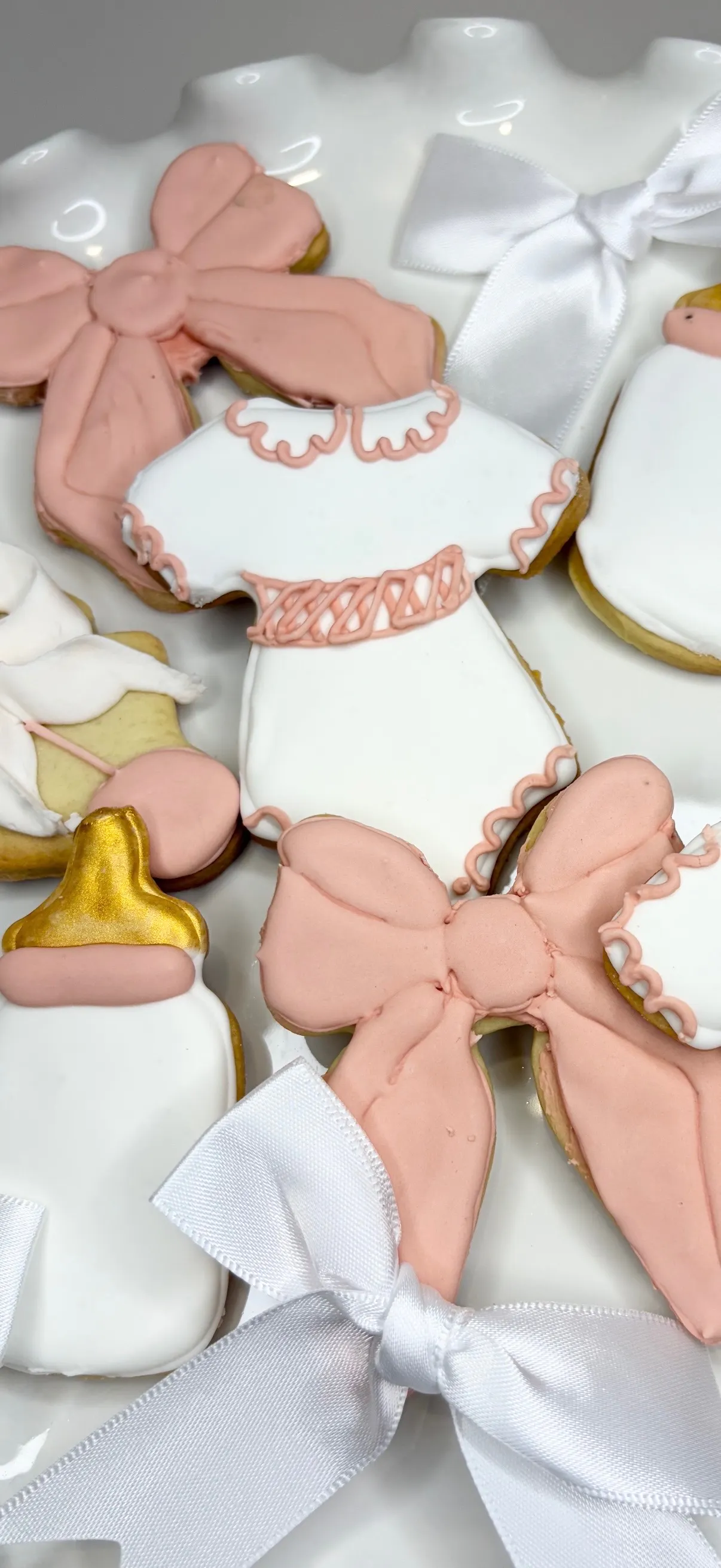 "Baby Girl" Decorated Cookie Gift Set — 8 Pack by Wildflour Cakery ...