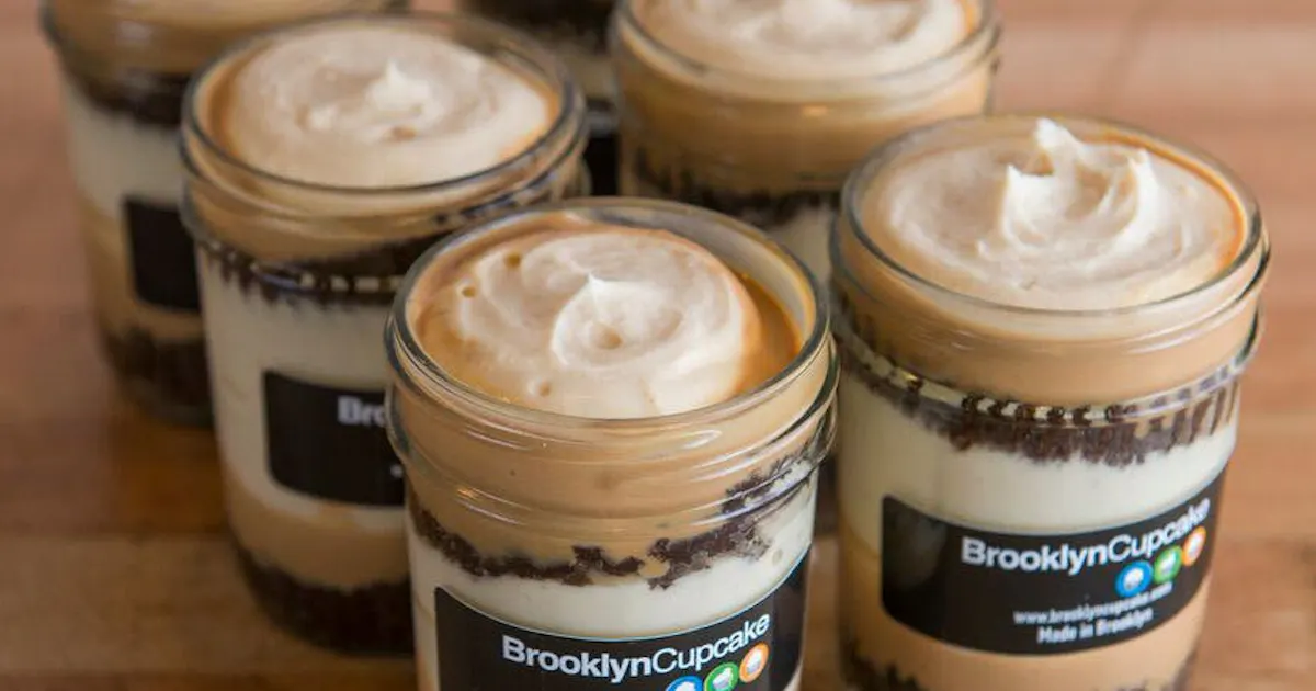 Chocolate FlanCocho Jars - 6 Pack by Brooklyn Cupcake | Goldbelly