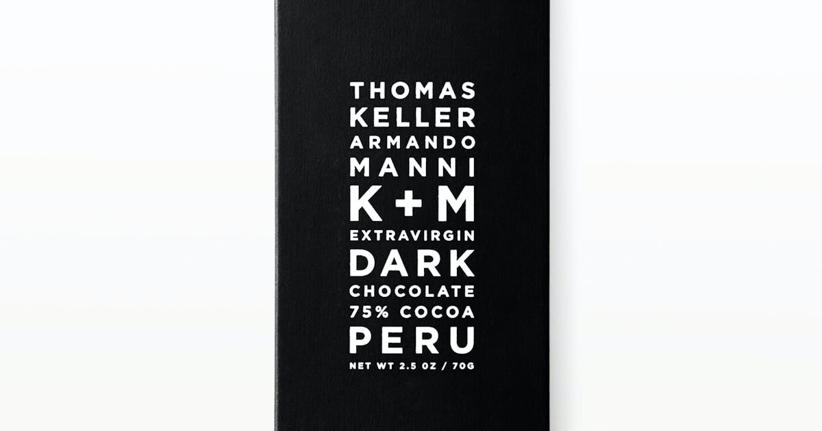 K+M Extravirgin Dark Peru - 3 Pack by Chocolate by Thomas Keller ...