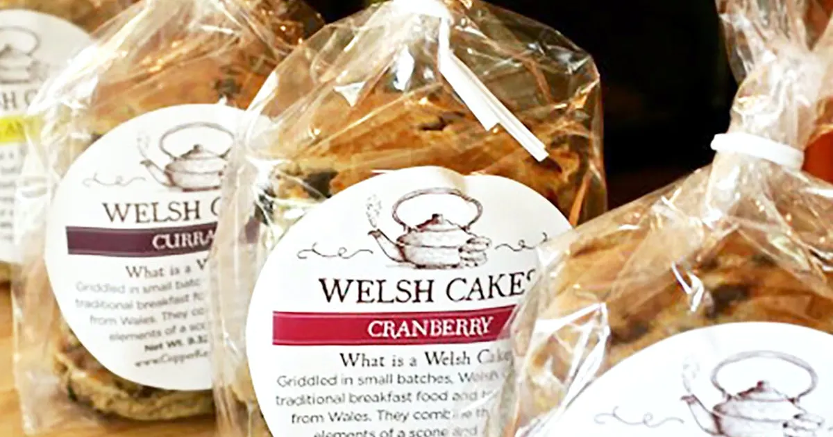 Welsh Cake 4 Pack Variety Gift Box by Copper Kettle Bakery | Goldbelly