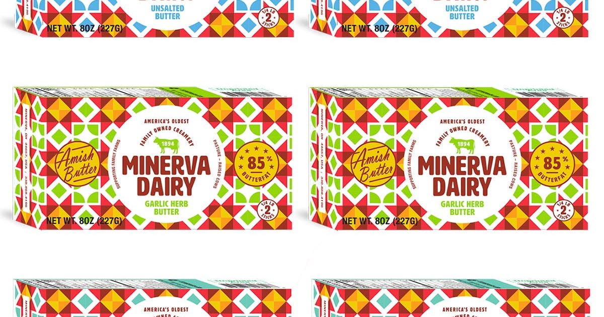 Butter-ly Delicious - 6 Butters by Minerva Dairy | Goldbelly