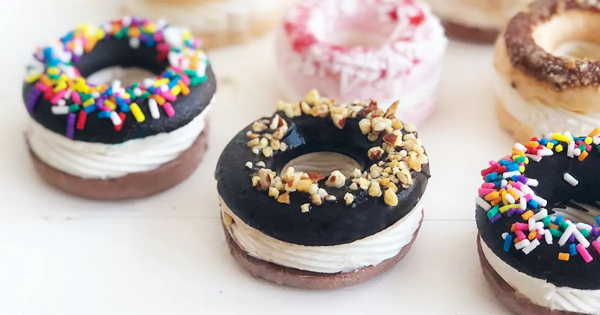 Choose Your Own Ice Cream Donuts - 12 Pack by Elegant Desserts | Goldbelly