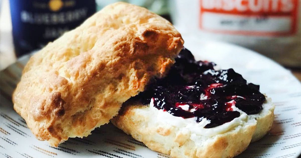 Giant Gluten Free Butterhole Biscuits + Local Jam by Honest Biscuits ...