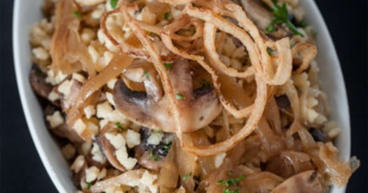 Egg Barley Farfel with Mushrooms by Kenny & Ziggy's Delicatessen ...