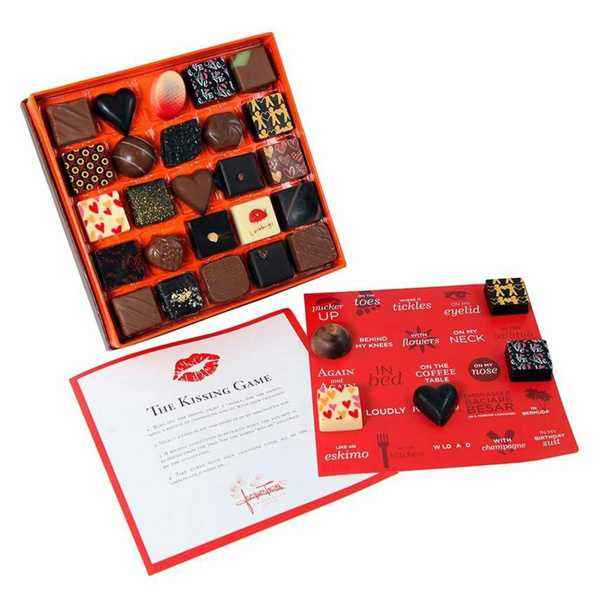The Kissing Game by Jacques Torres Chocolate | Goldbelly