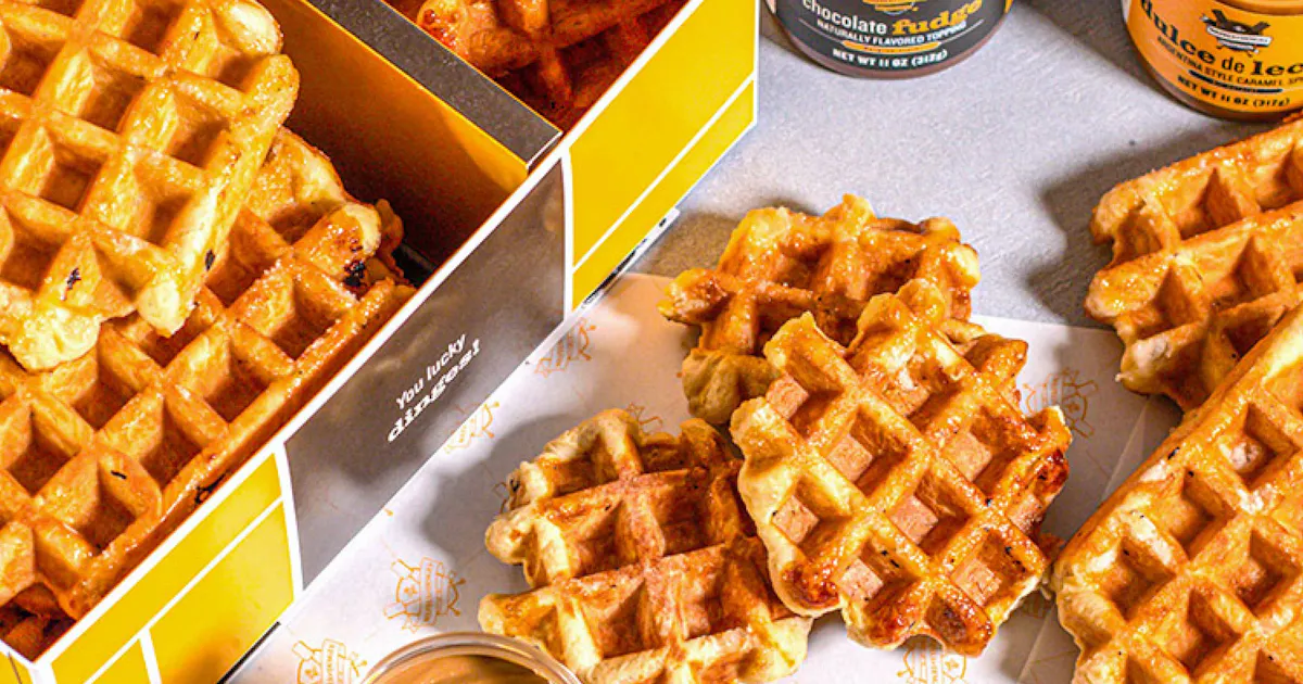 Waffle Party Extravaganza - Serves 15 by Wafels & Dinges | Goldbelly