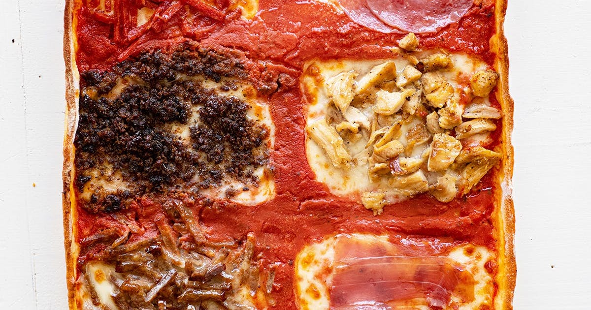 The Meat Sampler Pizza - 4 Pack by Lazzara's Pizza | Goldbelly