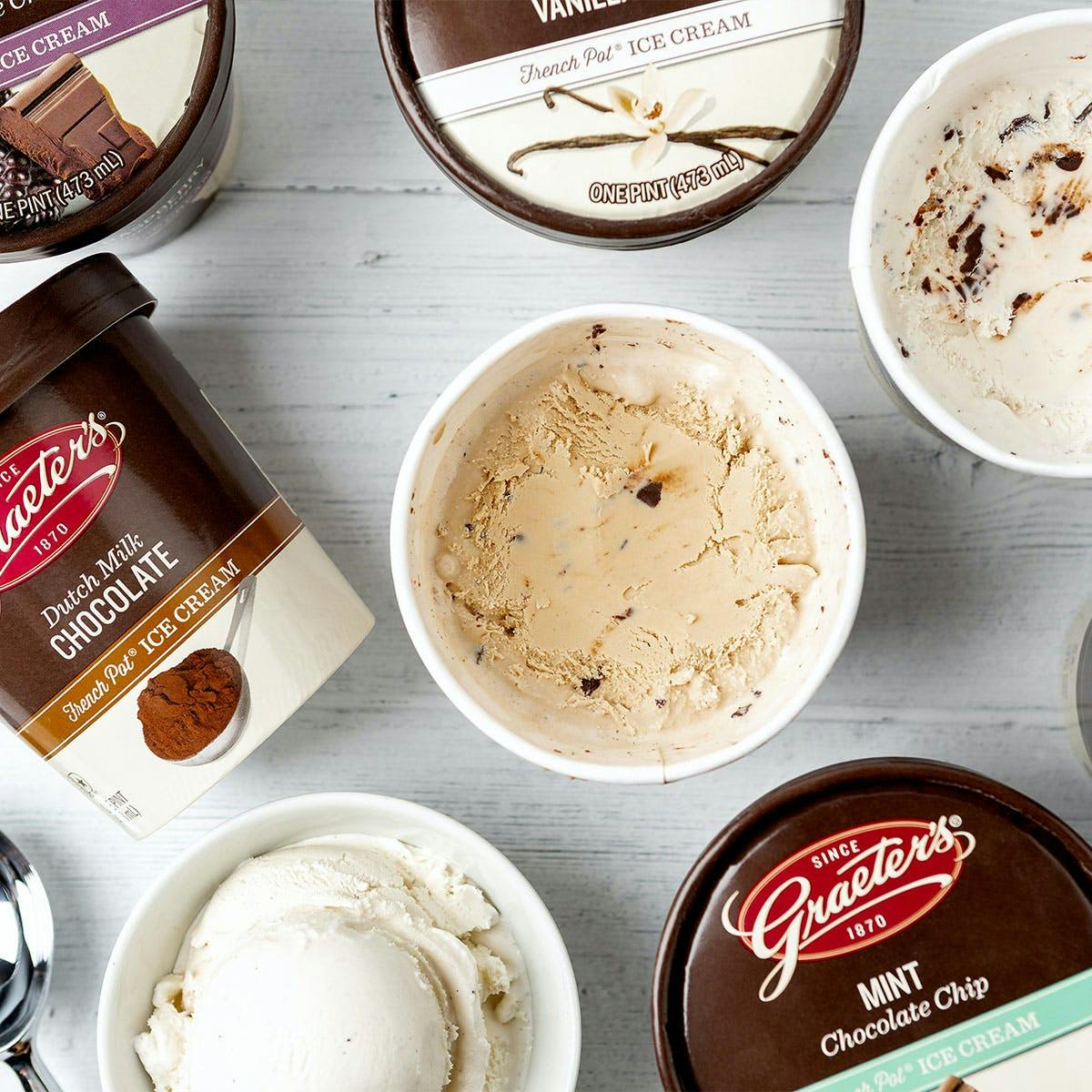 Ice Cream Best Seller - 12 Pints by Graeter's Ice Cream | Goldbelly