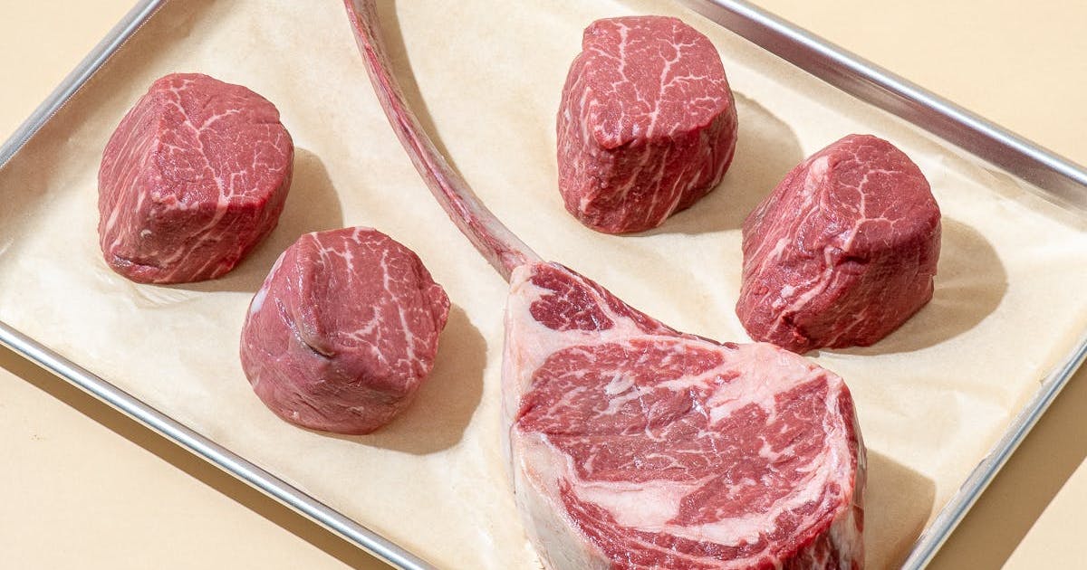 USDA Prime Tomahawk + Filets Sampler by Pat LaFrieda Meats | Goldbelly