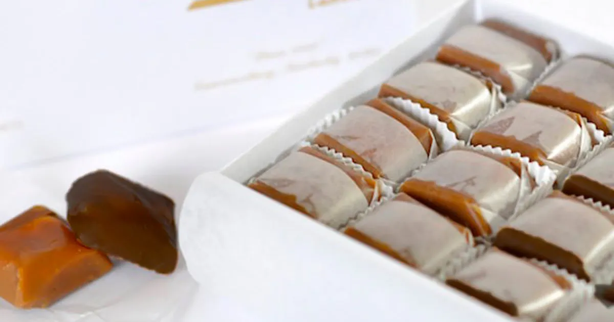 Sea Salt + Dark Chocolate Modjeskas Gift Box by Bauer's Candies | Goldbelly